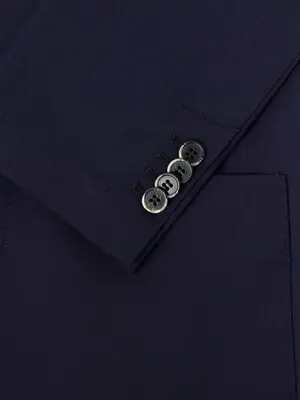 Barena Venezia Virgin Wool Suit Jacket - Blue