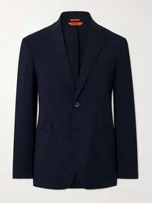 Barena Venezia Virgin Wool Suit Jacket - Navy