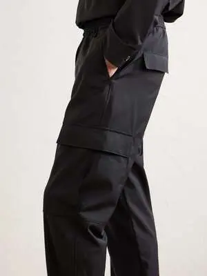 Barena Venezia Straight-leg Virgin Wool-gabardine Cargo Trousers