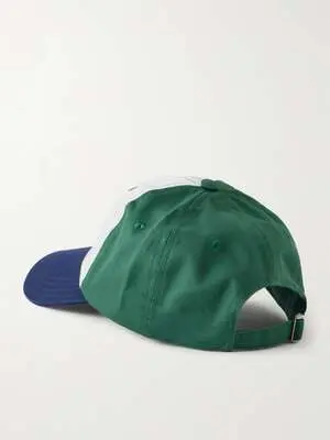 DRAKE'S Logo-embroidered Cotton-twill Baseball Cap