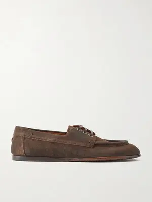 Dolce & Gabbana Suede Loafers - Brown