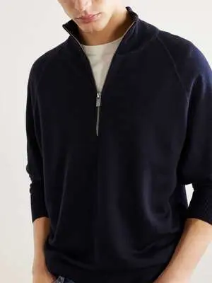 Barena Venezia Merino Wool Half-zip Sweater