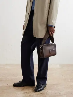 Berluti Journalier Xs Leather Messenger Bag