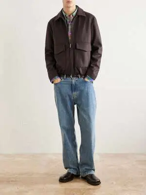 Barena Venezia Wool-blend Felt Blouson Jacket