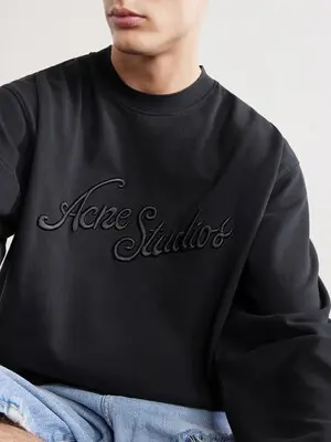 Acne Studios Logo-print Cotton-jersey T-shirt