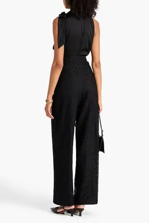 Theory Pussybow Crepe De Chine Top