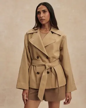 Varley Maddox Short Trench Coat