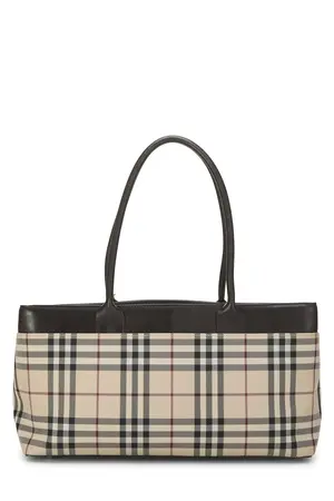 Burberry Nylon Check Handbag
