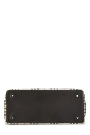 Burberry Nylon Check Handbag