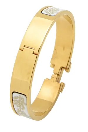 Hermès Enamel Clic-clac H Bracelet Pm