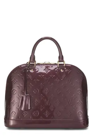 LOUIS VUITTON Monogram Vernis Alma Nm - Purple