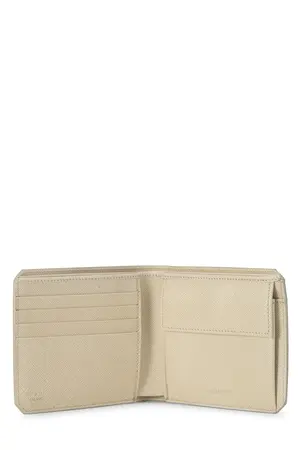 Prada Cream Saffiano Bifold Wallet