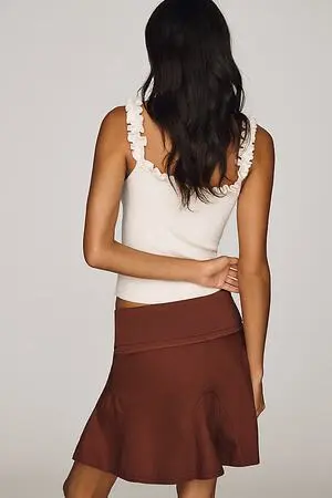 PILCRO Foldover Mi Skirt