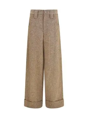 BRUNELLO CUCINELLI BRUNELLO CUCINELLI Tailored Wool-Blend Pants