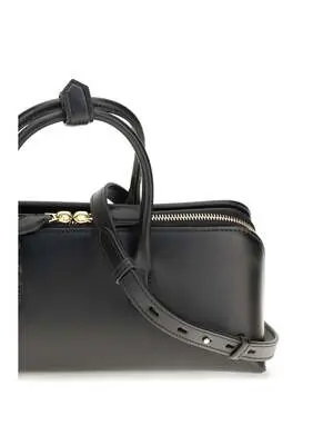 Alaïa Small Delta Nubuck Handbag - Black