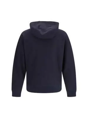 Loro Piana Neem Cotton And Cashmere Bomber Hoodie - Blue