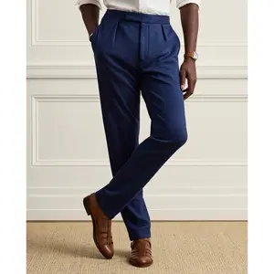 Ralph Lauren Hand-tailored Linen-blend Suit Trousers