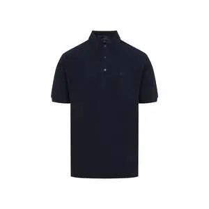 Etro Roma Printed Detail Polo - Blue