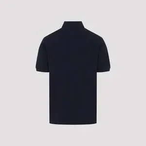 Etro Roma Printed Detail Polo - Blue