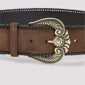 Etro Paisley Suede Belt