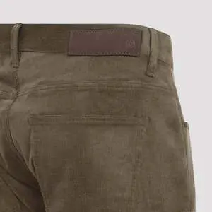 Giorgio Armani Five-pocket Corduroy Pants - Green