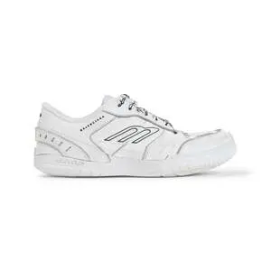 Balenciaga Hamptons Leather Sneakers - White