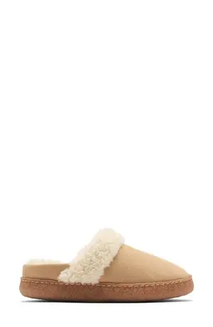 Sorel Nakiska Iii Faux Shearling Lined Slide Slipper - Canoe/gum 2
