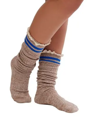 Free People Https:www.freepeople.com/shop/homecoming-knee-high-socks2 - Ivory