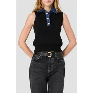 French Connection Maxime Sleeveless Sweater - Black