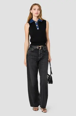 French Connection Maxime Sleeveless Sweater - Black