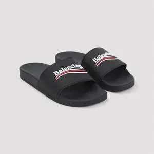 Balenciaga Pool Political Logo - Black