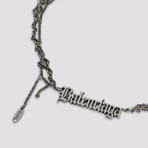 Balenciaga Typo Destroyed Necklace