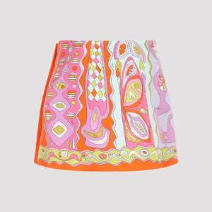 Emilio Pucci Silk Twill Skirt
