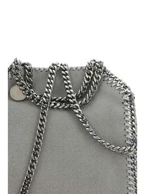 Stella McCartney Tiny Shaggy Handbag With Chain Trim
