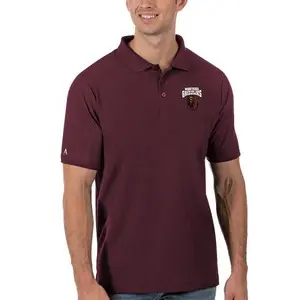 ANTIGUA Montana Grizzlies Legacy Pique Polo - Maroon