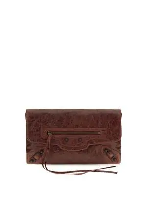 Balenciaga Le City Clutch In Lambskin - Multicolor