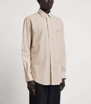 Polo Ralph Lauren Stretch-cotton Check Custom Fit Shirt