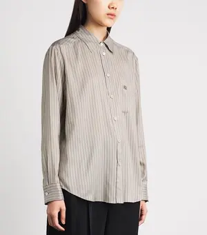 BLAZÉ MILANO Silk Striped Shirt