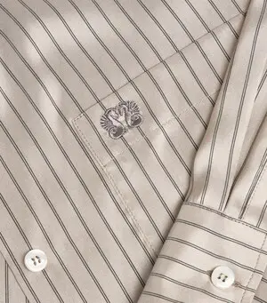 BLAZÉ MILANO Silk Striped Shirt