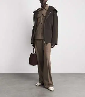 Kiton Virgin Wool-cashmere Overshirt