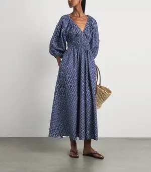 Matteau Organic Cotton Paisley Maxi Dress