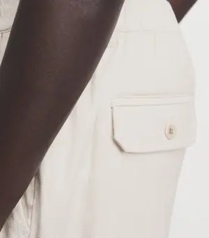 Paige Stretch-cotton-linen Eberton Trousers
