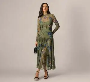 Adrianna Papell Long Sleeve Day Dresses