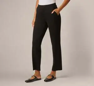 Adrianna Papell Stretch Ponte Straight Leg Trousers
