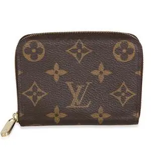 LOUIS VUITTON Monogram Canvas Zippy Coin Purse - Brown