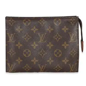 LOUIS VUITTON Monogram Canvas Toiletry Pouch 15 - Brown