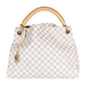 LOUIS VUITTON Damier Azur Canvas Artsy Mm Shoulder Bag - Neutral
