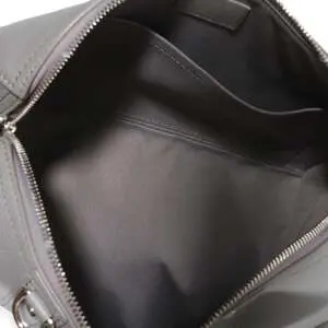LOUIS VUITTON Grey Grained Calfskin Aerogram City Keepall - Gray