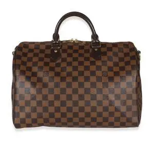 LOUIS VUITTON Damier Ebene Speedy Bandouliere 35 - Brown