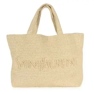 Saint Laurent Raffia Tote - Neutral